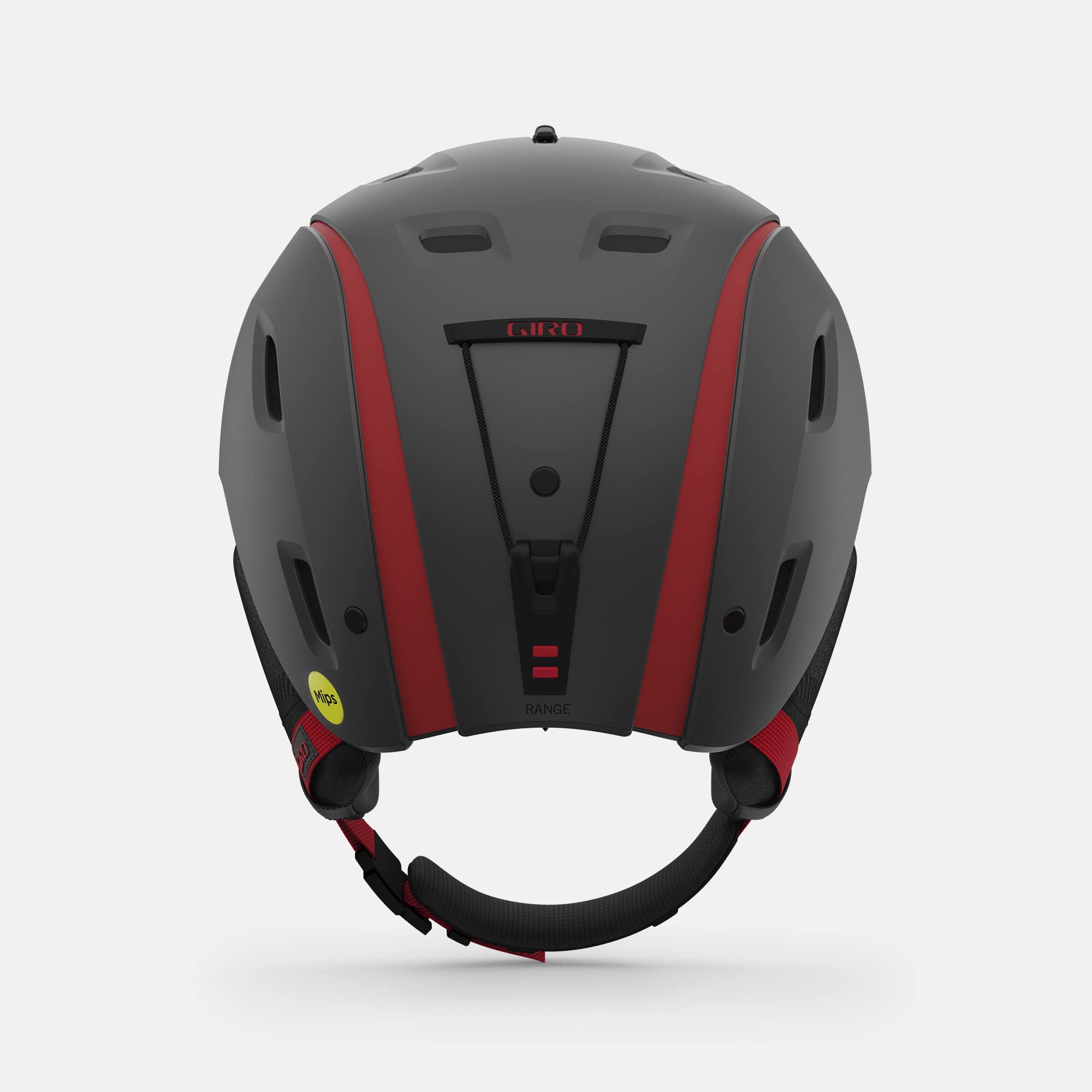 Giro Range MIPS Ski Helmet - Snowboard Helmet for Men & Women - Matte Graphite/Red - M (55.5-59cm)