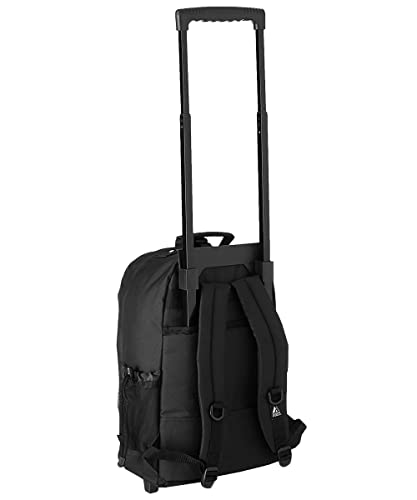 Everest Wheeled Backpack, Black, One Size