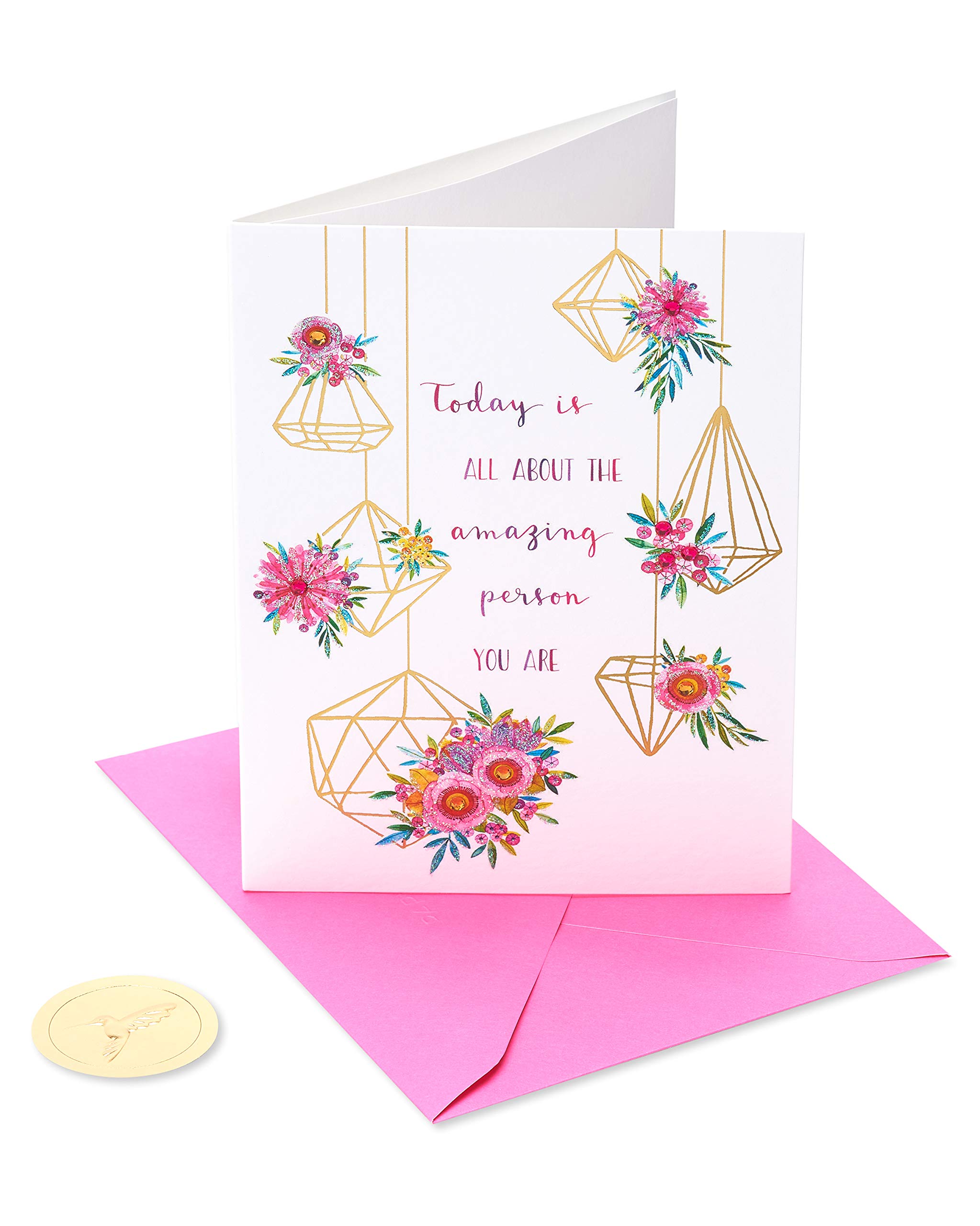 Papyrus Birthday Cards for Her, Shoes and Terrarium (2-Count)