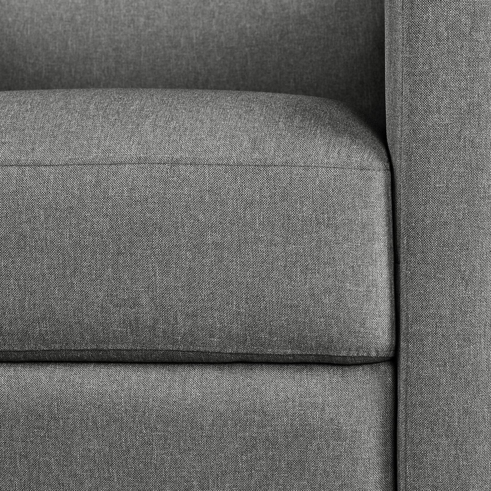 Yaheetech Fabric Recliner Chair Mid-Century Modern Recliner Adjustable Single Recliner Sofa with Thicker Seat Cushion Tufted Upholstered Sofa with Pocket Spring for Living Room Bedroom Gray