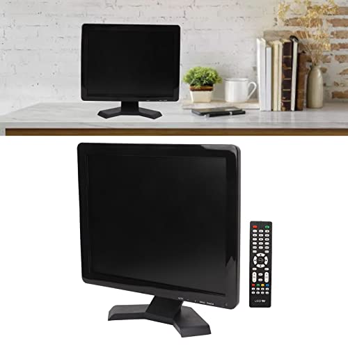 HD LCD Monitor, Clear Picture ABS Light 100‑240V VGA AV BNC USB DC Input Monitor Multifunctional for Computers (US Plug)