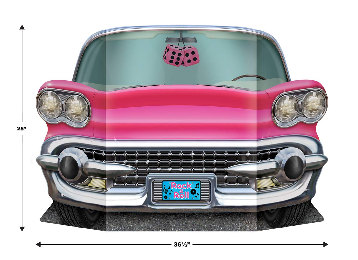 Pink Convertible Photo Prop Party Accessory (1 count) (1/Pkg)