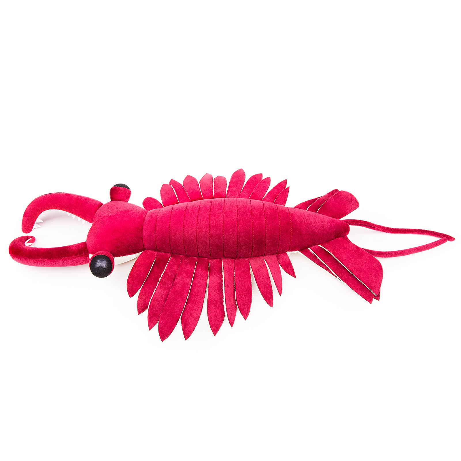 ZHONGXIN MADE Realistic Cambrian Ancient Organism Anomalocaris Plush Toy - 21" Lifelike Cambrian Creature Anomalocaris Stuffed Animals Model Plushie, Unique Plush Gift for Kids