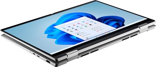 Dell 2023 Inspiron i7420 14β WUXGA IPS Touchs 2-in-1 Laptop 10-Core Intel i7-1255U Iris Xe Graphics 64GB DDR4 2TB NVMe SSD USB-C w/DP WiFi AX BT Webcam HDMI Backlit KB Fingerprint Windows 11 Home