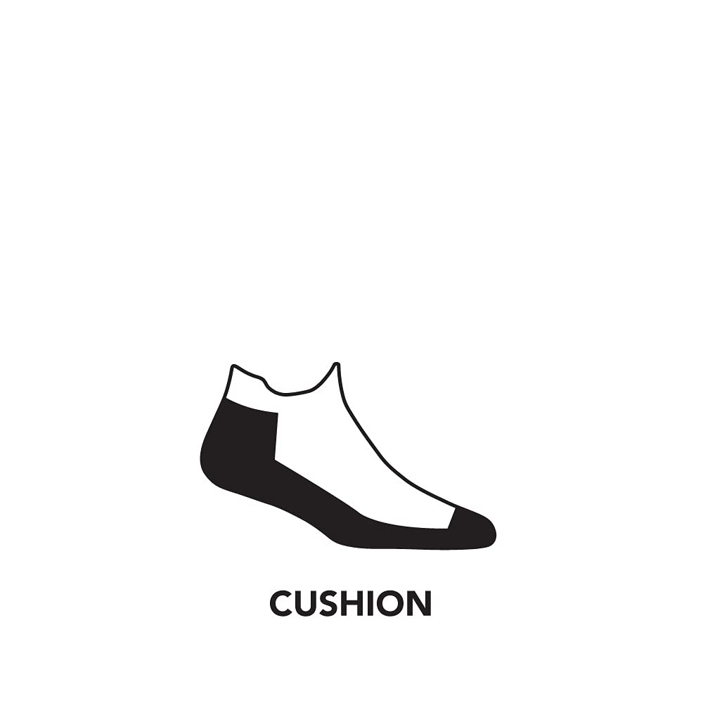 Darn Tough Men's Element No Show Tab Lightweight with Cushion Running Sock (Style 1101) - Cobalt, Medium