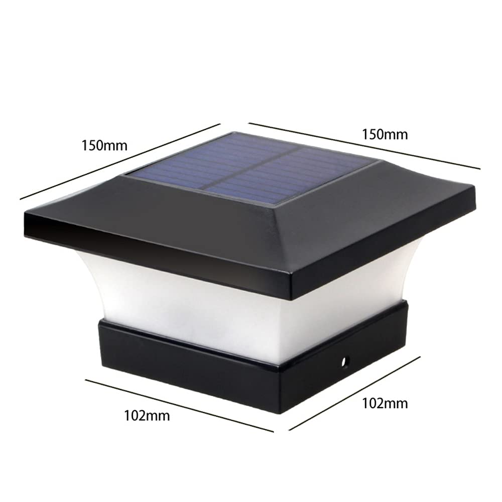 ZHUANYIYI Outdoor Solar Garden Column Headlights, Wall Gate Column Lighting, Home Garden Pavement Waterproof Landscape Lights