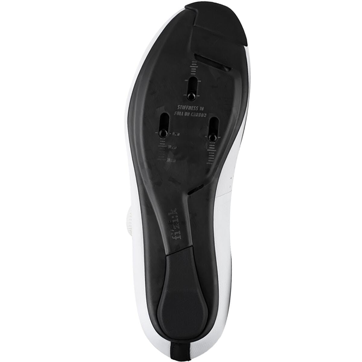 Fizik Unisex Tempo Decos, Carbon Road Bike Shoes Cycling, White, 11 US Men
