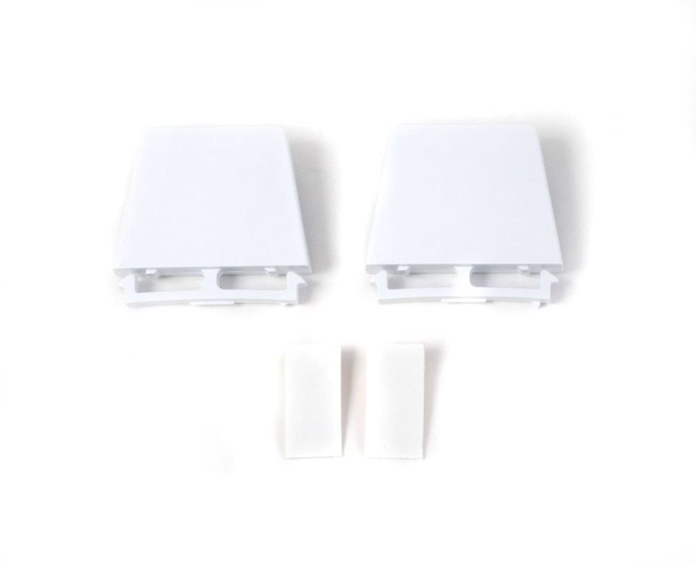 YesParts 4386917 Durable Refrigerator End Cap Kit 2 Pack compatible with 1105685 1124341 2148027 3113