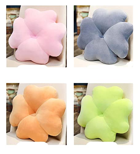 Jhorxa Four-Leaf Clover Pillow Household Throw Pillow Decoration Green