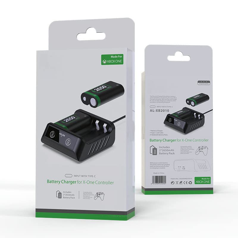 for Xbox Series X Controller Battery Pack Dual 2650mAh Wireless Controller Battery Charger