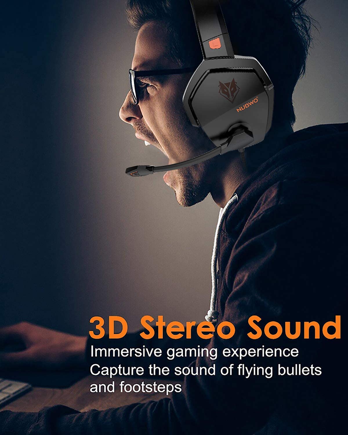 XIBERIA Gaming Headset for Xbox One/PS4/PS5/PC/Mac,Controller,Noise Cancelling Over Ear Headphones with Mic, Bass Surround Soft Memory Earmuffs (Renewed)