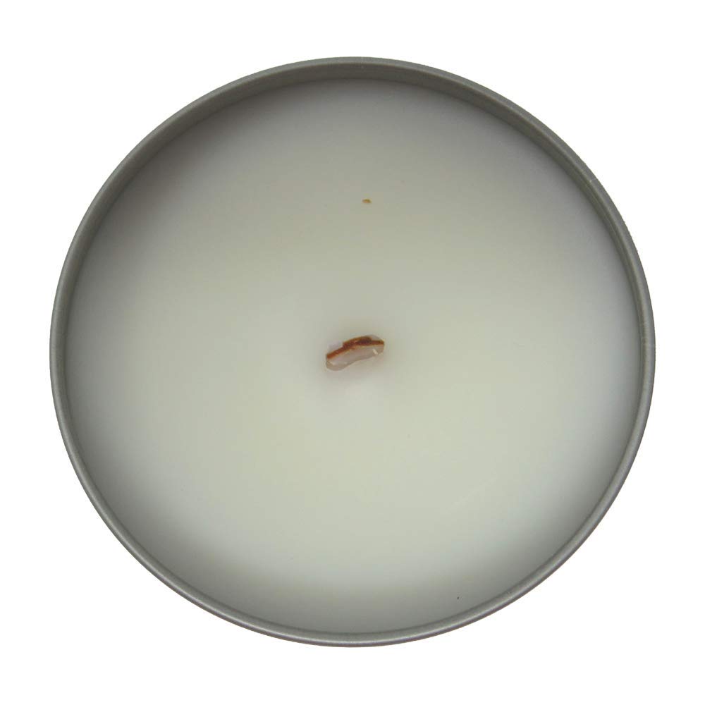 NO NATZ | 16oz. Outdoor Patio Wood Wick Candle | 60-Hour Burn | Ambient Glow | Hand-Crafted Fresh Fragrance (Tin)