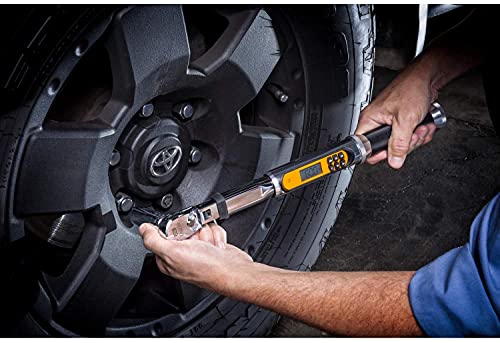 GEARWRENCH 3/8" 120XP Flex Head Electronic Torque Wrench with Angle, 10-100 Ft/Lbs - 85195