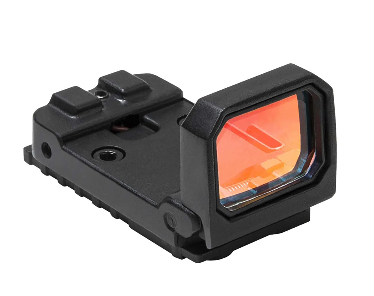 Flip Up Reflex Sight Heightened Base, Red Dot Sight with Anti-Fog & Shockproof Aiming Scope Sight (Pistol Optic)