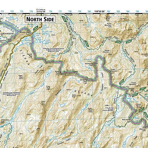 Yosemite National Park Map (National Geographic Trails Illustrated Map, 206)
