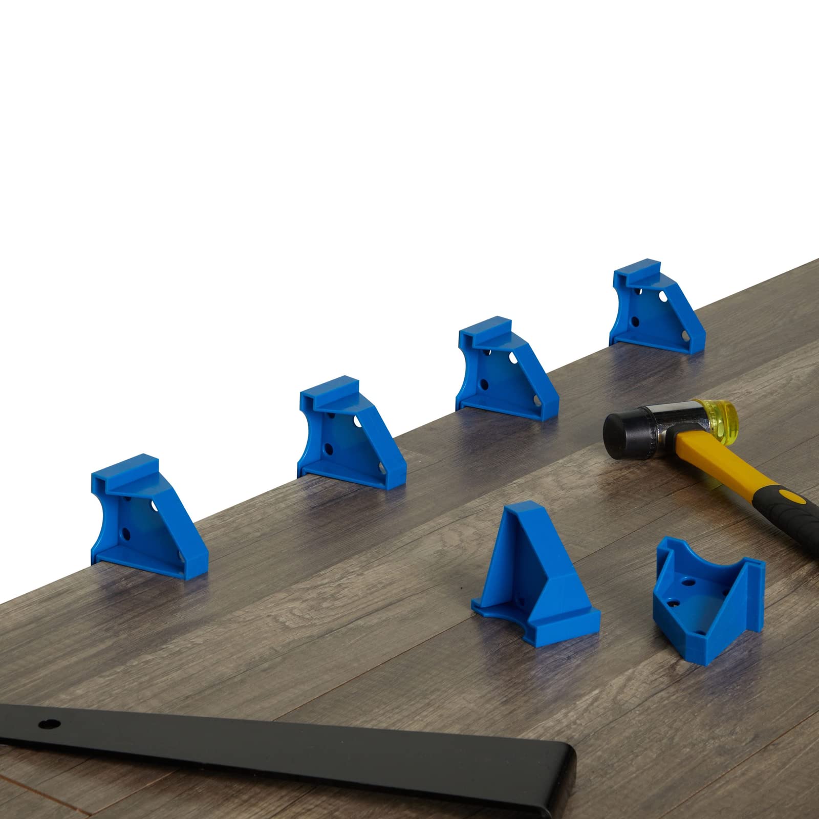 Flooring Spacers for Hardwood, Vinyl, Laminate Flooring Installation Kit (Blue, 1/4", 1/2")