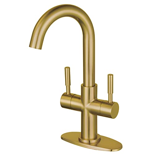 Kingston Brass LS8553DL Concord Bar Faucet, Brushed Brass,5.88 x 5.13 x 12.38