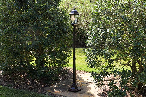Kenroy Home 93432ORB Villa Waterproof Outdoor Lamp Post Light, Oil-Rubbed Bronze Finish