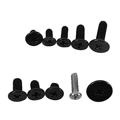 Honza 500Pcs M2 M2.5 KM Screw Flat Head Screws Laptop Notebook Screws Set Kit for Computer Small Screw