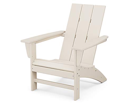 POLYWOOD AD420SA Modern Adirondack Chair, Sand