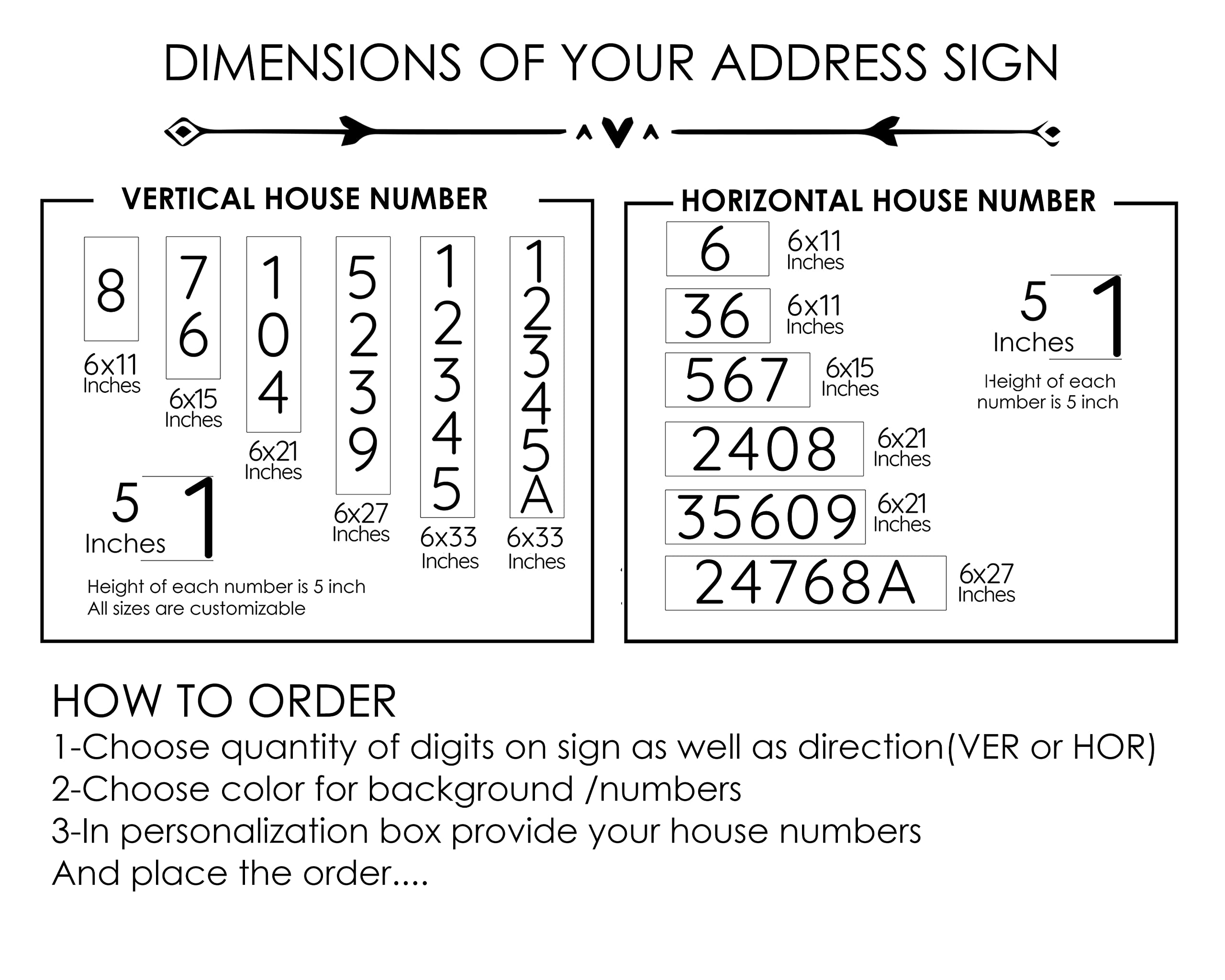 House Numbers | Vertical and Horizontal mode | House address plaques | Gift for new house | Address sign | Modern house numbers | custom address sign | housewarming gift | Address plaque sign