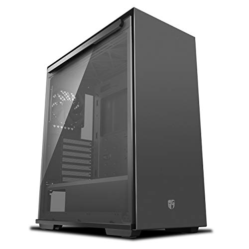 DEEPCOOL Gamer Storm MACUBE 310 Black ATX Mid Tower Case Full-Size Magnetic Tempered Glass Built-in Fan Hub and Graphics Card Holder