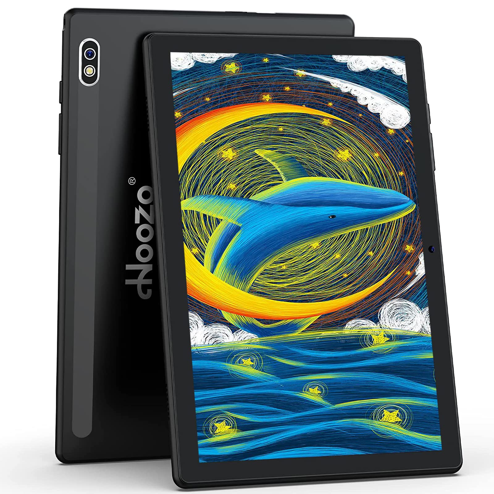 Hoozo Tablet 10 Inch, Android 10.0 Tablet 32GB, 6000mAh Battery Quad Core HD Touchscreen Tablets WiFi Bluetooth 4.2-2PCS