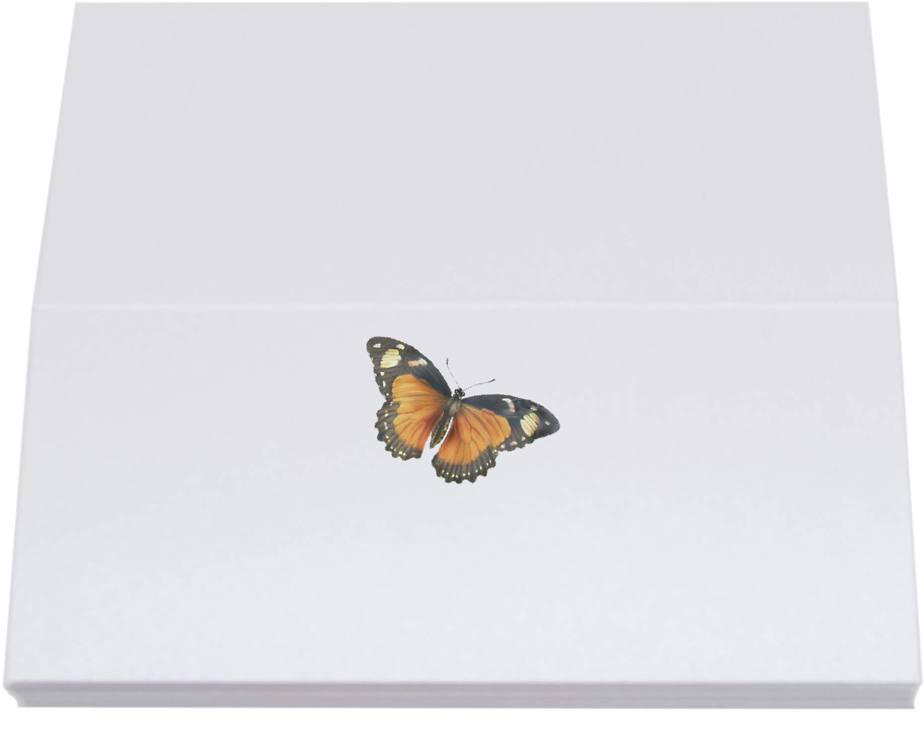 Monarch Butterfly Place Cards, Set of 25, Pre-cut and Scored - Wedding, Party, Dinner, and Special Events - Made in the USA