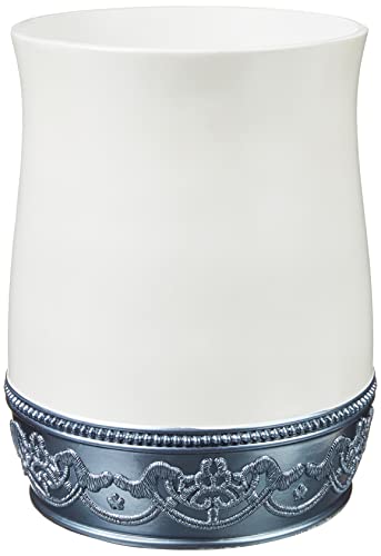 Popular Bath 971224 Blossom Rose, Waste Basket, Blue