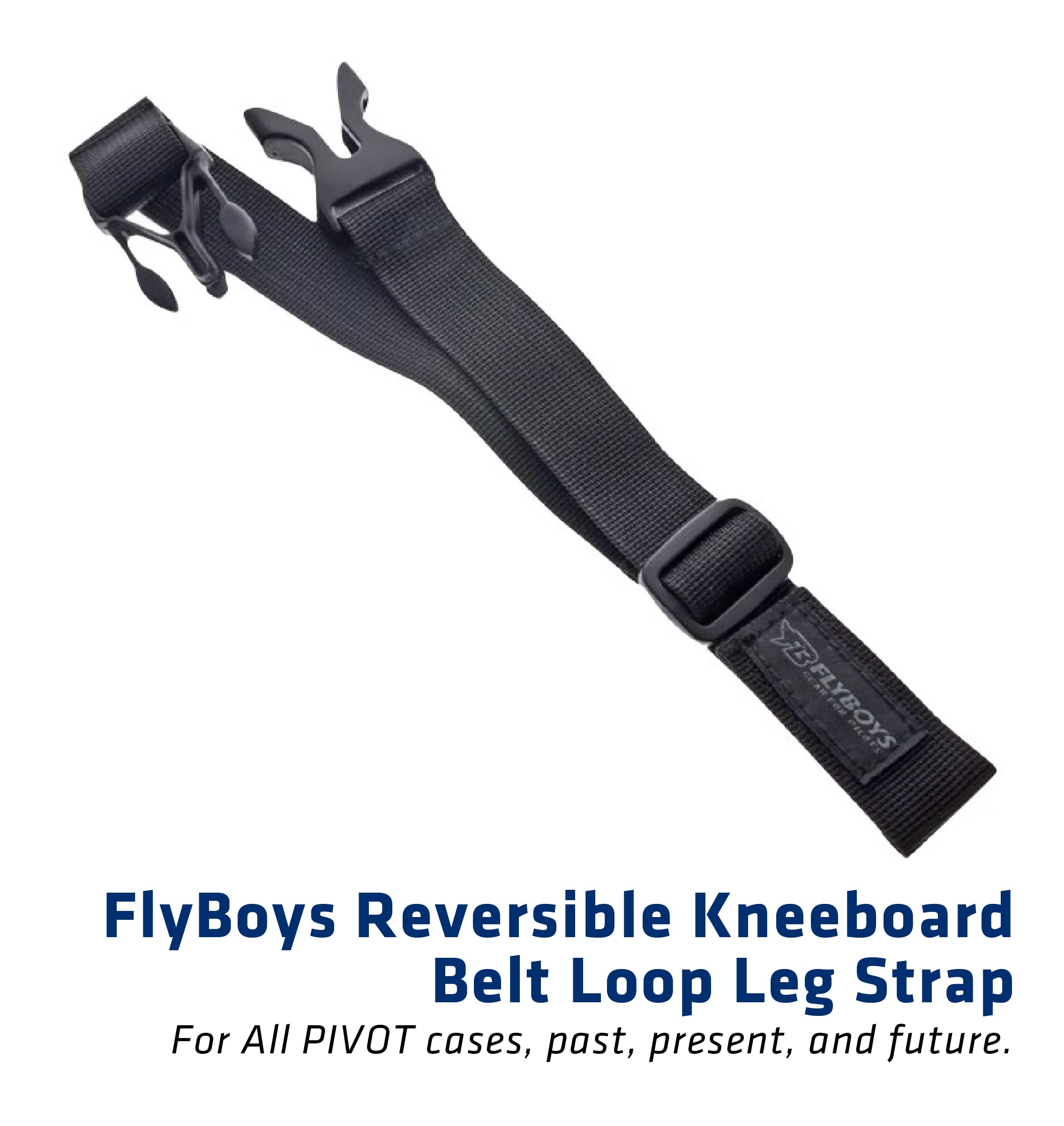 FlyBoys Belt Loop Leg Strap - Heavy Duty - for FlyBoys Reversible Kneeboard - for Professional Pilots, General Aviationā¦