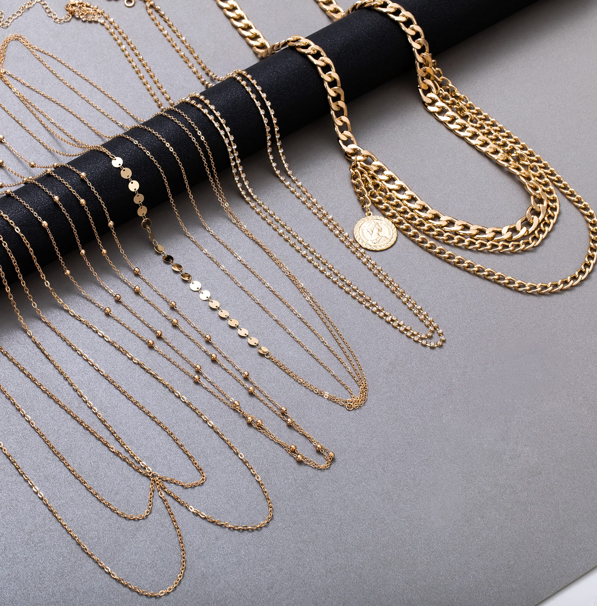 YOVORO 9PCS Sexy Belly Waist Chain for Women Bikini Body Chain Beach Bra Chain Jewelry Set G