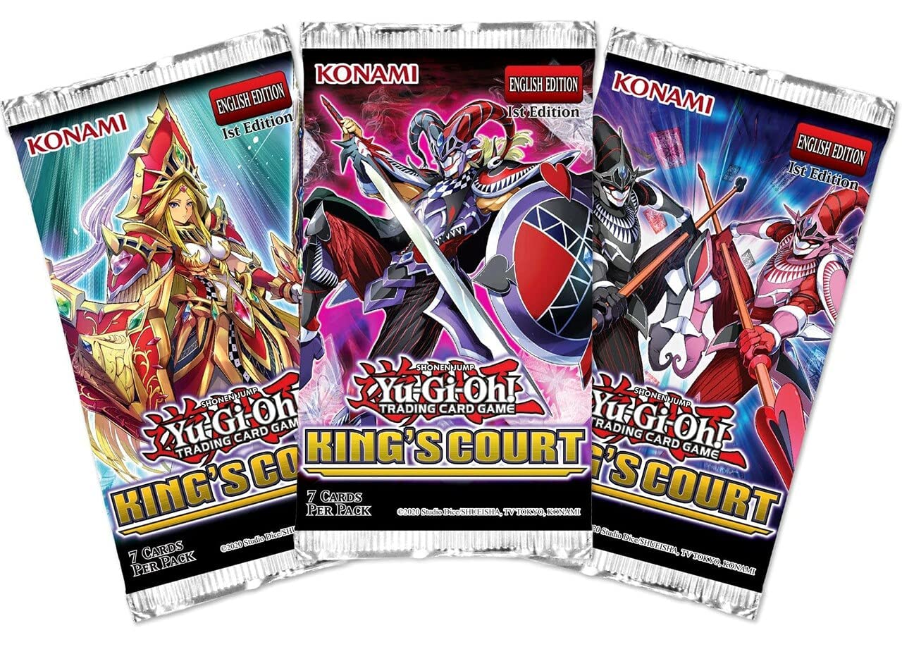 YuGiOh King's Court Booster Box (24 Packs, 7 Cards per Pack)