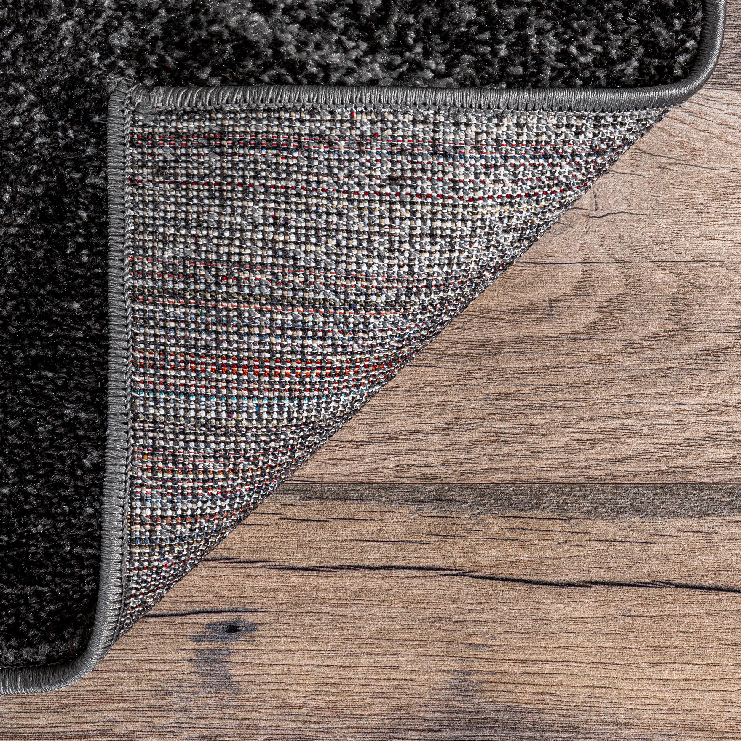 nuLOOM 2' x 3' Performance Indoor Area Rug, Non-Shed, Power Loomed High-Traffic Area Rug for Living Room, Bedroom, Home, Julene Charcoal