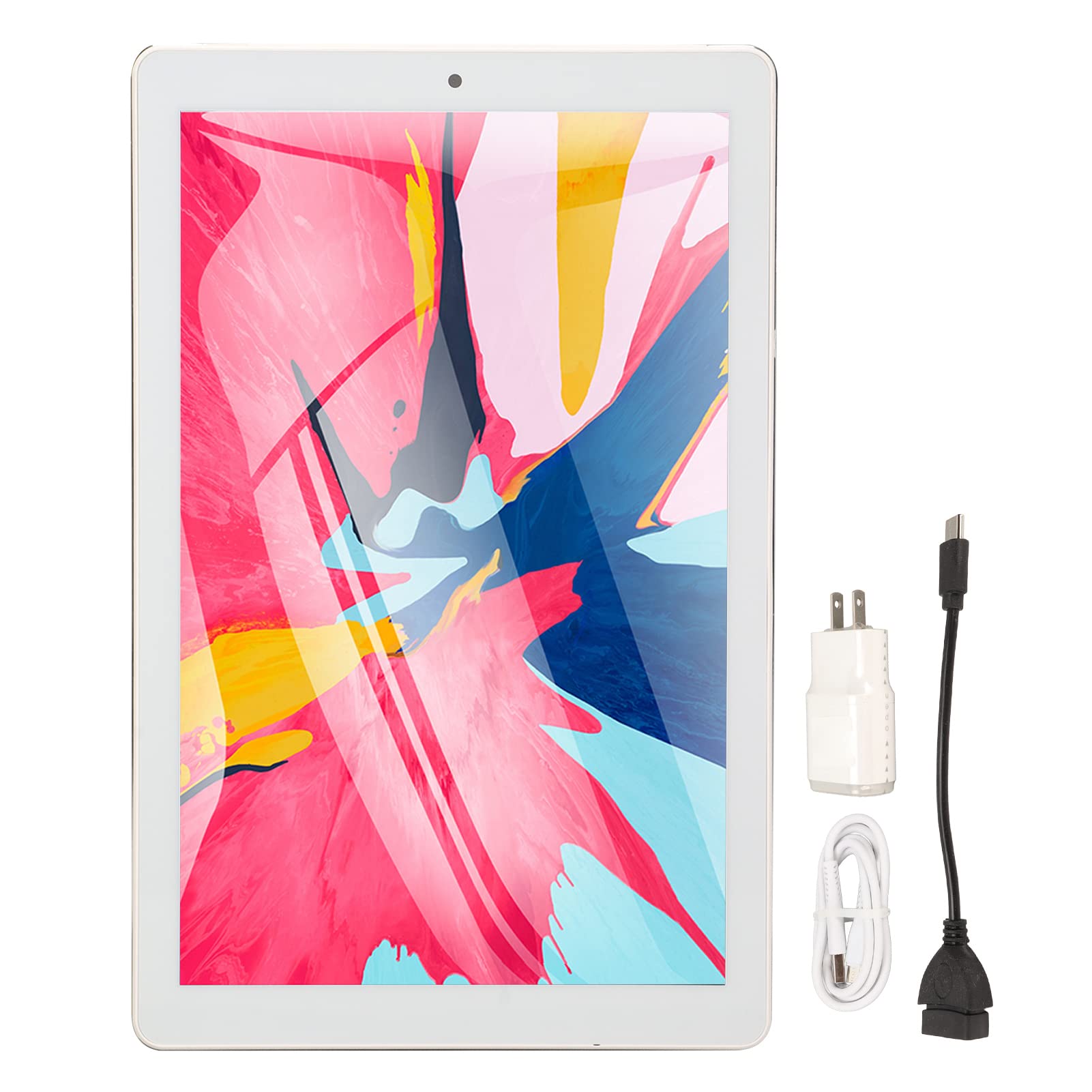 LBEC 10.1in Tablet, Rear 13MP 100 to 240V HD Tablet Octa Cores for Adults for Office (US Plug)