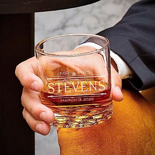 Halo Cocktail Smoker Kit 7pc with Two Custom Hamilton Whiskey Glasses (Personalized Product)