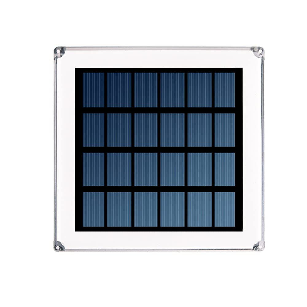 ZHUANYIYI Outdoor Solar Column Headlights, Courtyard Fence Pillars Waterproof Lighting, Home Garden Pavement Decorative Landscape Lights