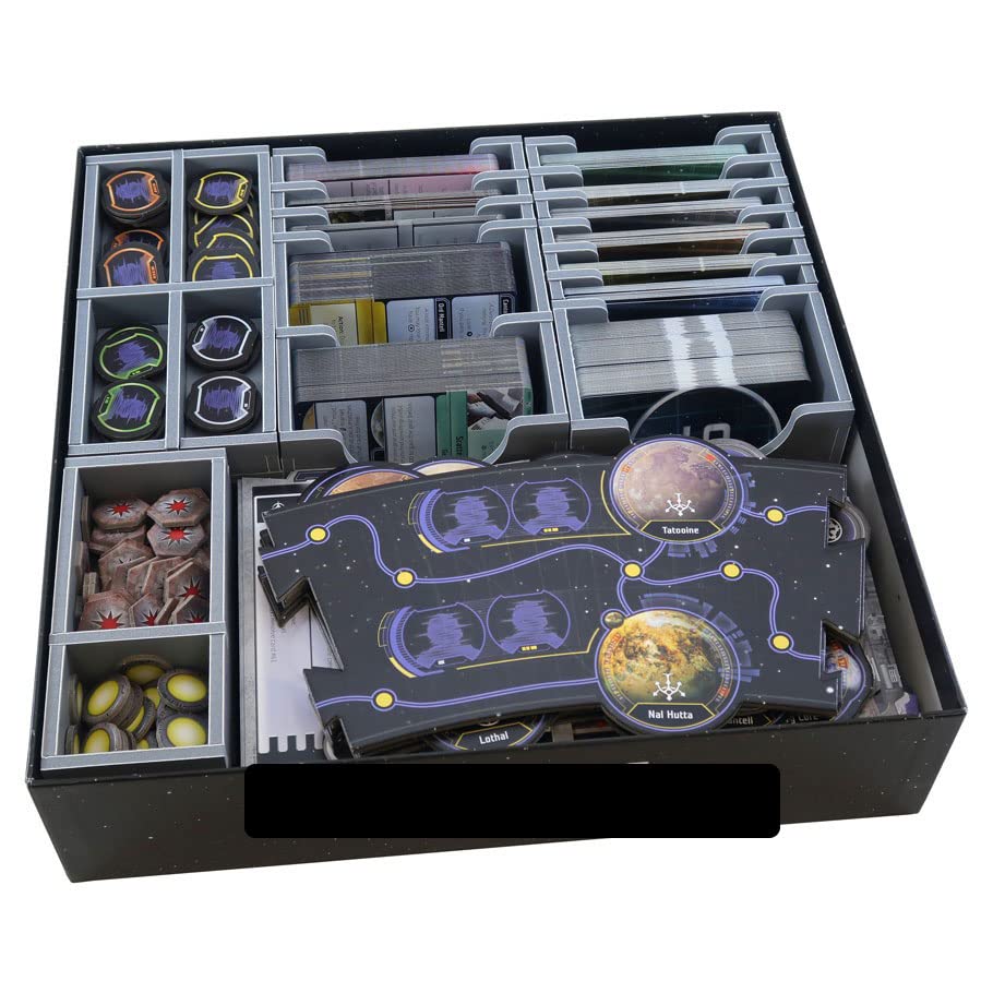 Folded Space Box Inserts Board Game Star Wars Outer Rim and Expansion FS-SWORIM