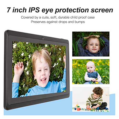 LBEC Kids Learning Tablet, Supports 32GB Memory Card Multifunctional WiFi Kids Tablet 7 Inch for Home for Work (US Plug)