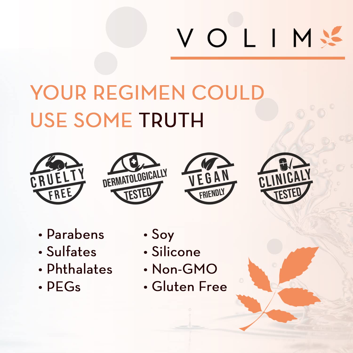 VOLIM Bright & Beautiful Vitamin C Facial Serum, Anti-Aging Face Serum for Women
