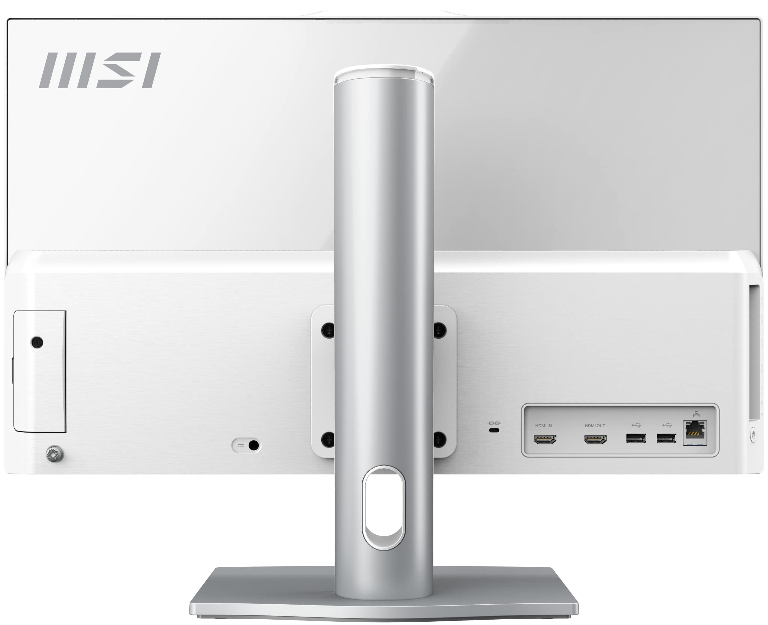 MSI Modern AM242TP AIO Desktop, 23.8" FHD Touchscreen, Intel Core i7-1165G7, 16GB Memory (Dual-CHL), 512GB SSD, WiFi 6, BT 5.1, FHD Webcam, White, Windows 11 Home (11M-873US)