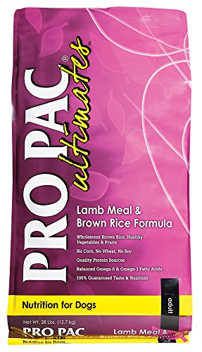 Pro Pac Ultimates Lamb Meal And Brown Rice Dry Dog Food, 28 Lb.