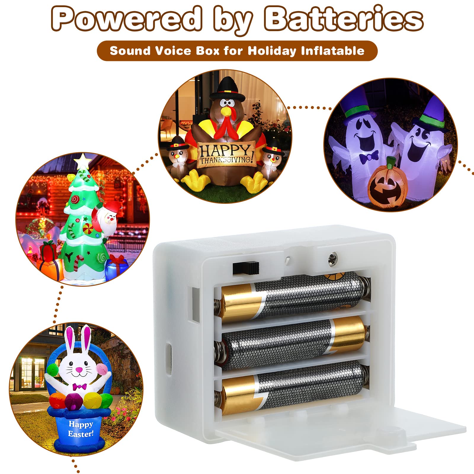 Enhon 960 Seconds Voice Recorder for Stuffed Animal with Volume Adjust, 16M Voice Sound Recorder for Bear Doll Audio Manual Message USB Voice Recoder Device Gift for Halloween Christmas