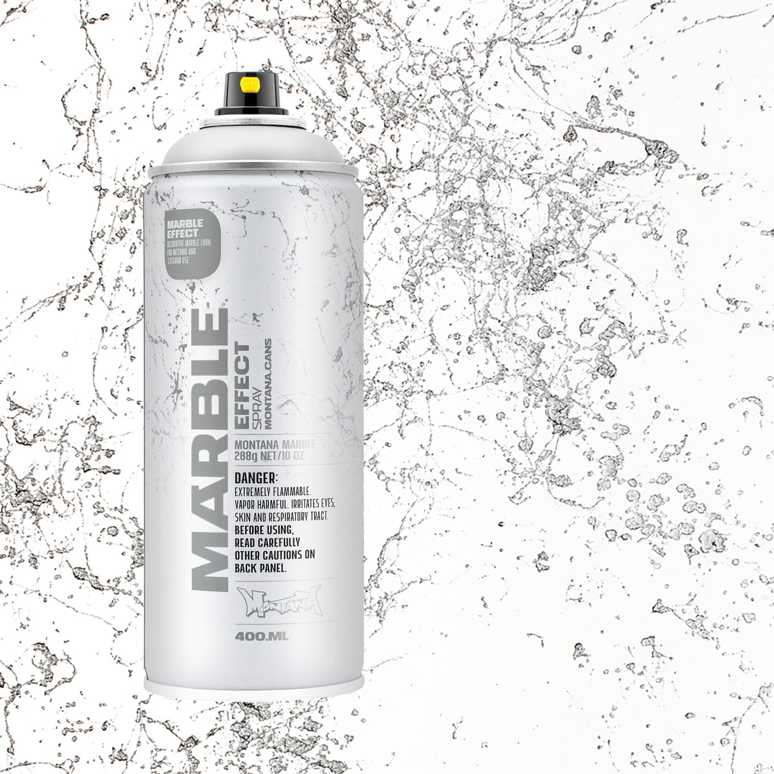 Montana Cans Montana Effect 400 ml Marble Color, White Spray Paint, 13.5 Fl Oz (Pack of 1)