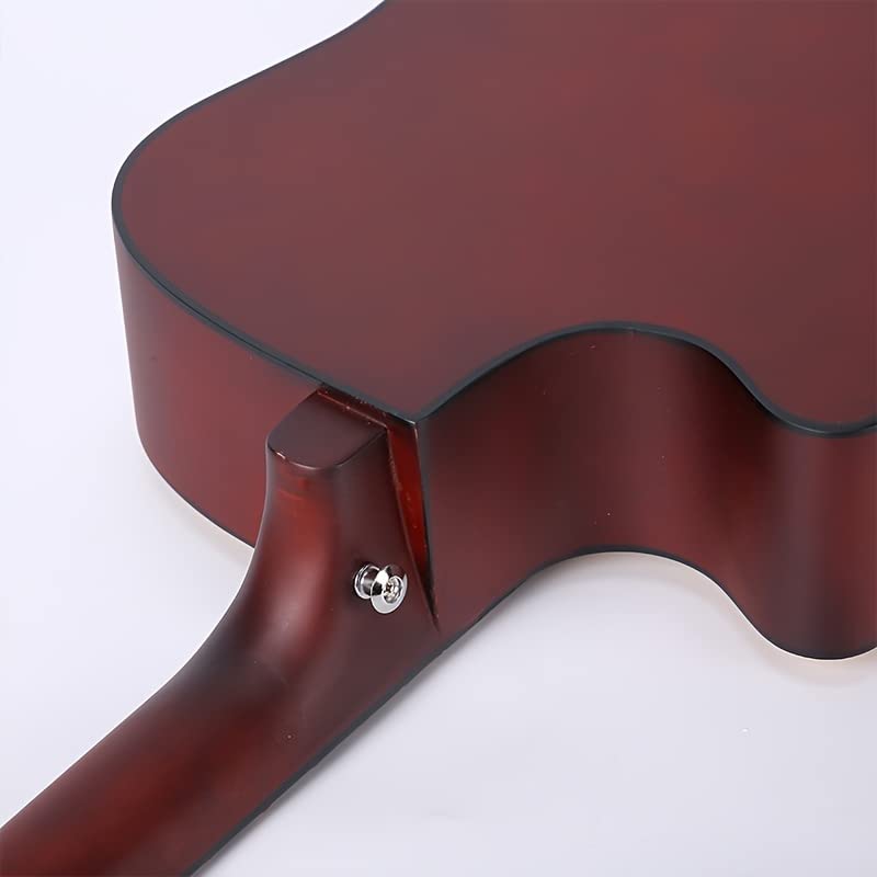 Folk Guitar 38 Inch Basswood Practicing Guitar Boys And Girls Beginners Practice Guitar (Sun)