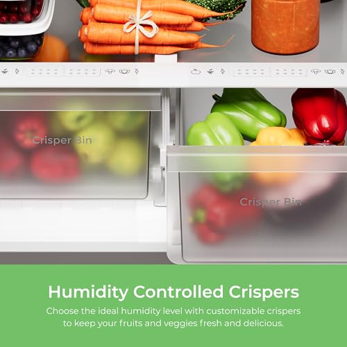 Kenmore 4661342 30" W Top Freezer Refrigerator with Adjustable Glass Shelving, Humidity Control Crispers, Quiet and Energy Efficient Inverter Compressor, White