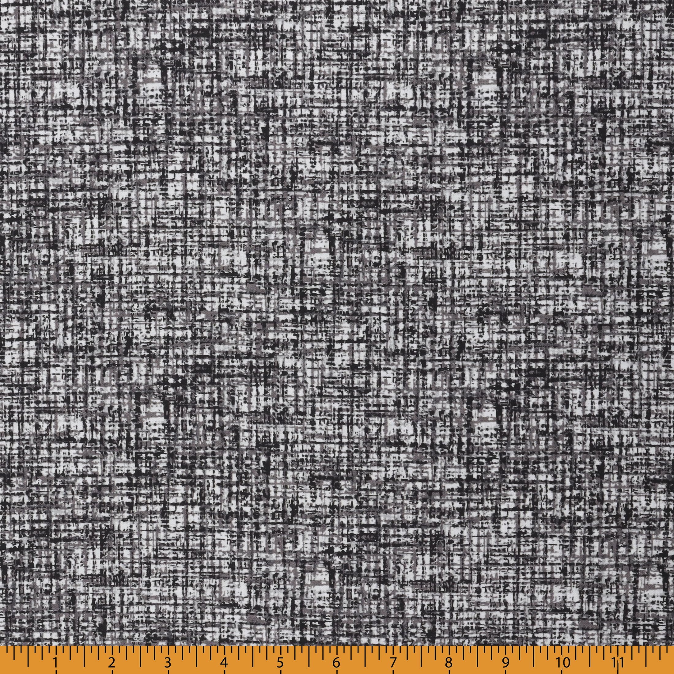 Mook Fabrics Cotton Sunflower Linen, Black 15 Yard Bolt