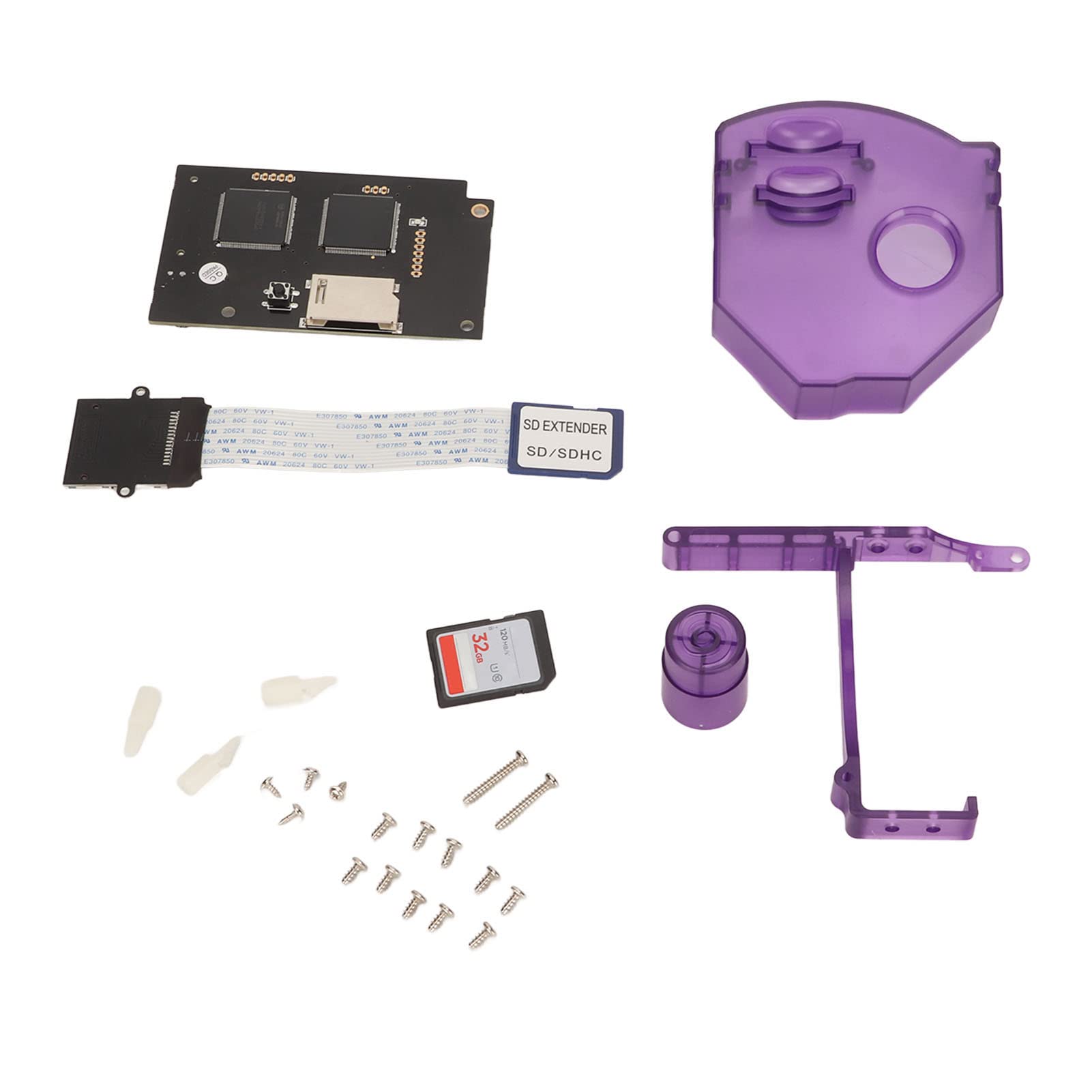 for GDEMU Optical Drive Board with Kit, V5.15b Replacement Optical Drive Simulation Board for Sega Dreamcast VA1 Host, with 32GB SD Card, Good Heat Dissipation