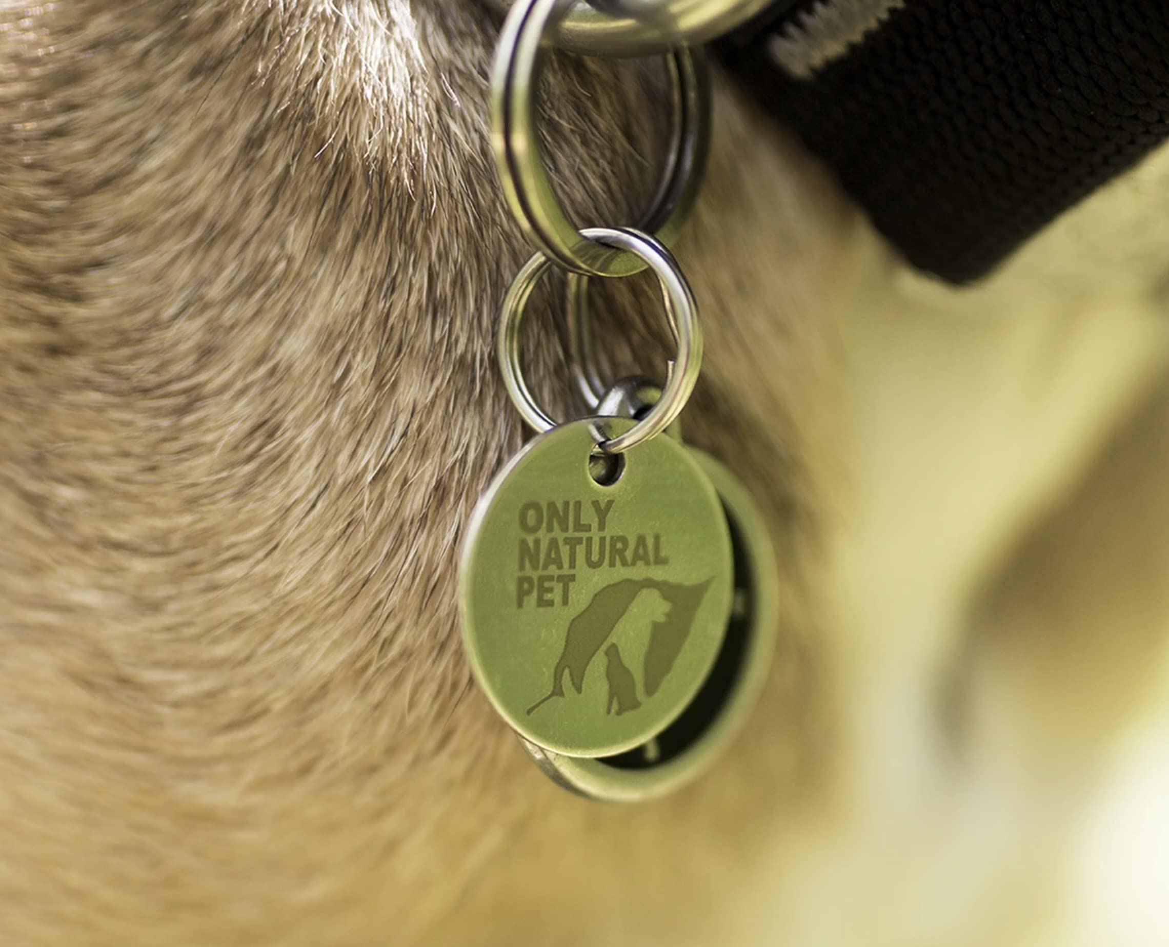 Only Natural Pet Easy Defense Tickless Flea & Tick Tag - Pest & Mosquito Repellent Shield for Dogs & Cats - Attach to Collar for Long-Lasting Prevention - Full Year Protection with a Single Tag