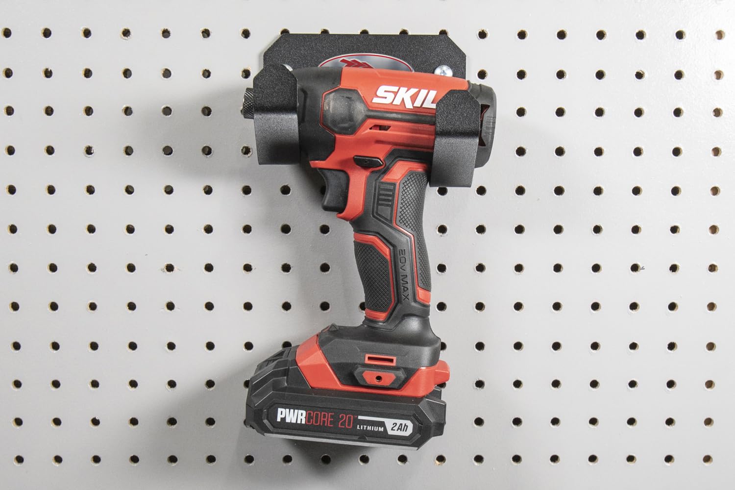Inventive Products Heavy-Duty Aluminum Cordless Impact Gun Holder | Wall Mount Storage | USA Made