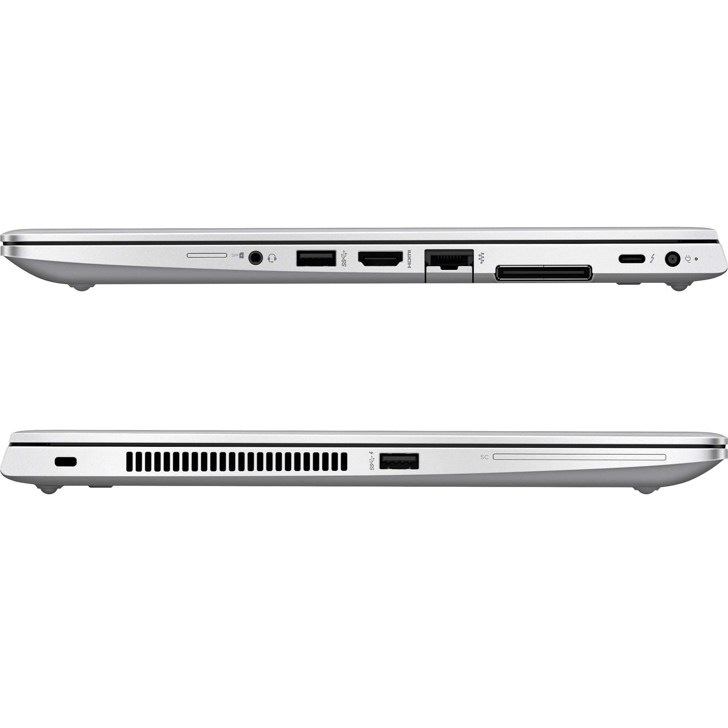 HP EliteBook 840 G6 14" Laptop, Intel i7 8665U 1.9GHz, 32GB DDR4 RAM, 128GB SSD, 1080p Full HD, USB C Thunderbolt 3, Webcam, Windows 10 Pro (Renewed)